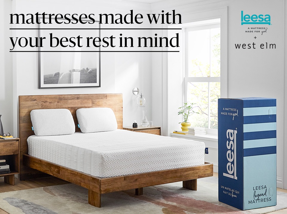 Leesa American-Made Mattresses | West Elm