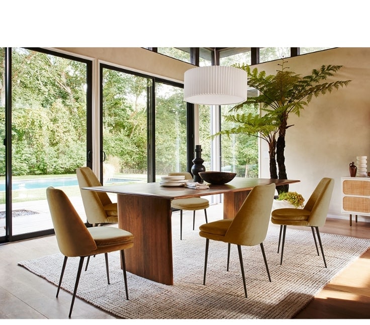 West elm teak table store