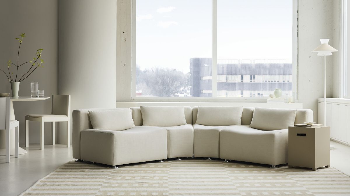Billy Cotton Curved Armless L Shaped Sectional 70 101 West Elm