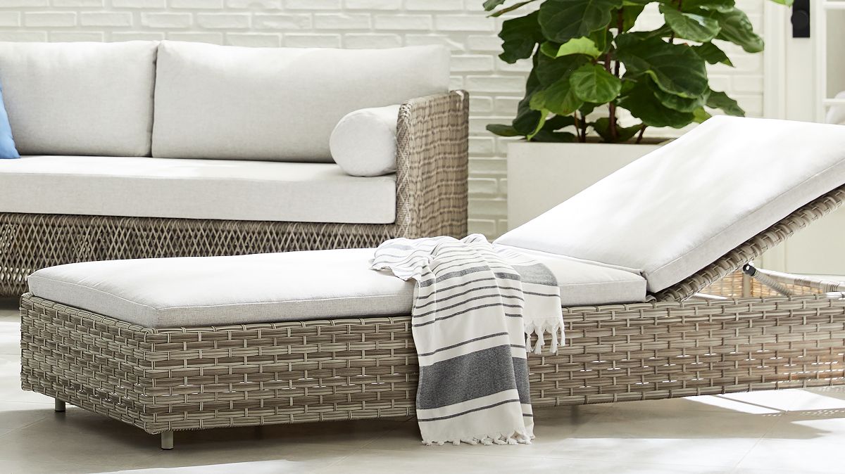Urban Outdoor Chaise Lounge West Elm