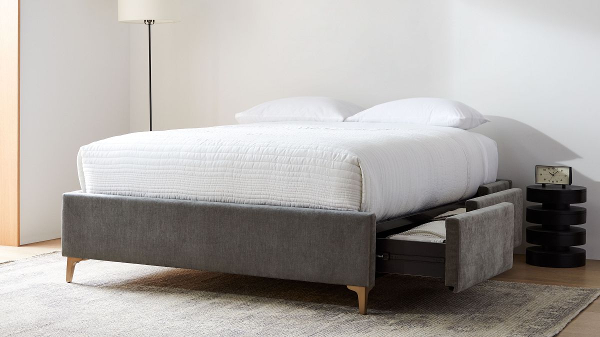 Side Storage Bed Frame West Elm