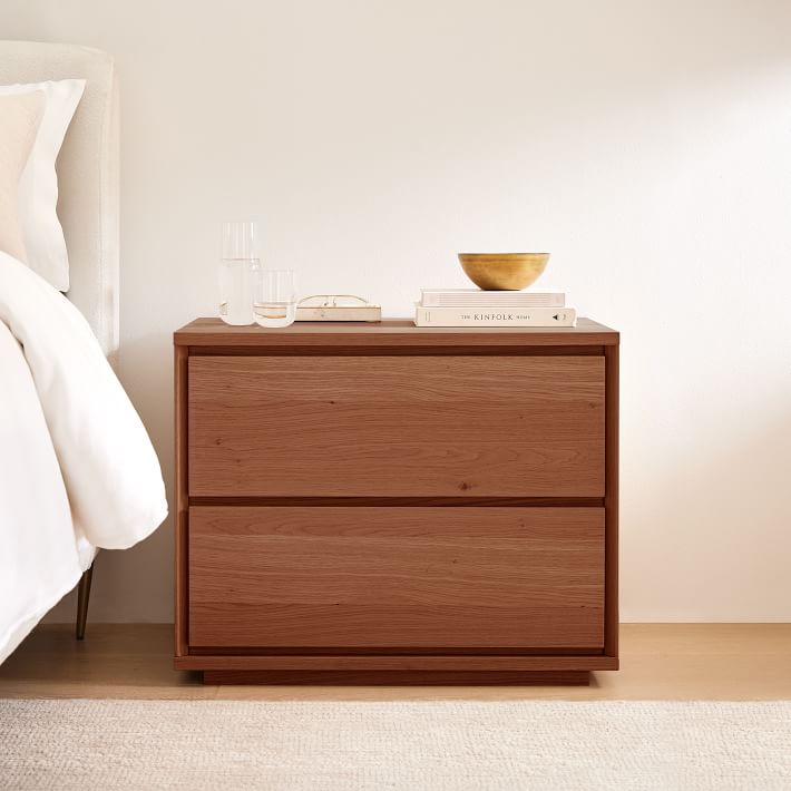 West elm walnut nightstand store