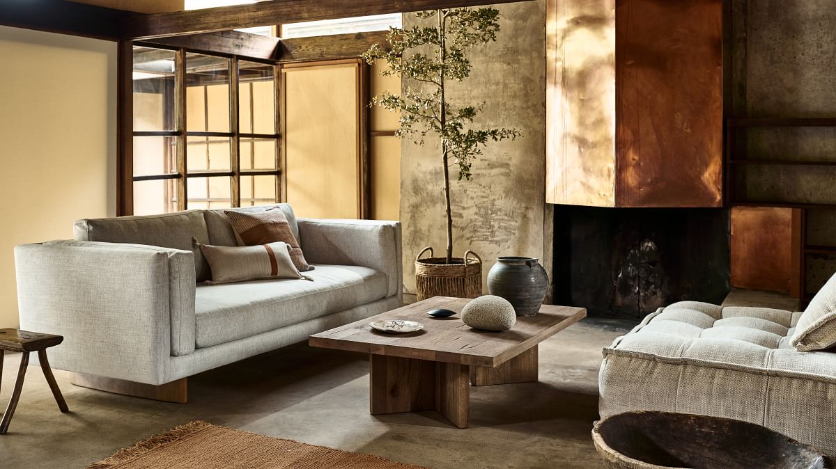 Anton Sofa Wood Legs 76 96 West Elm