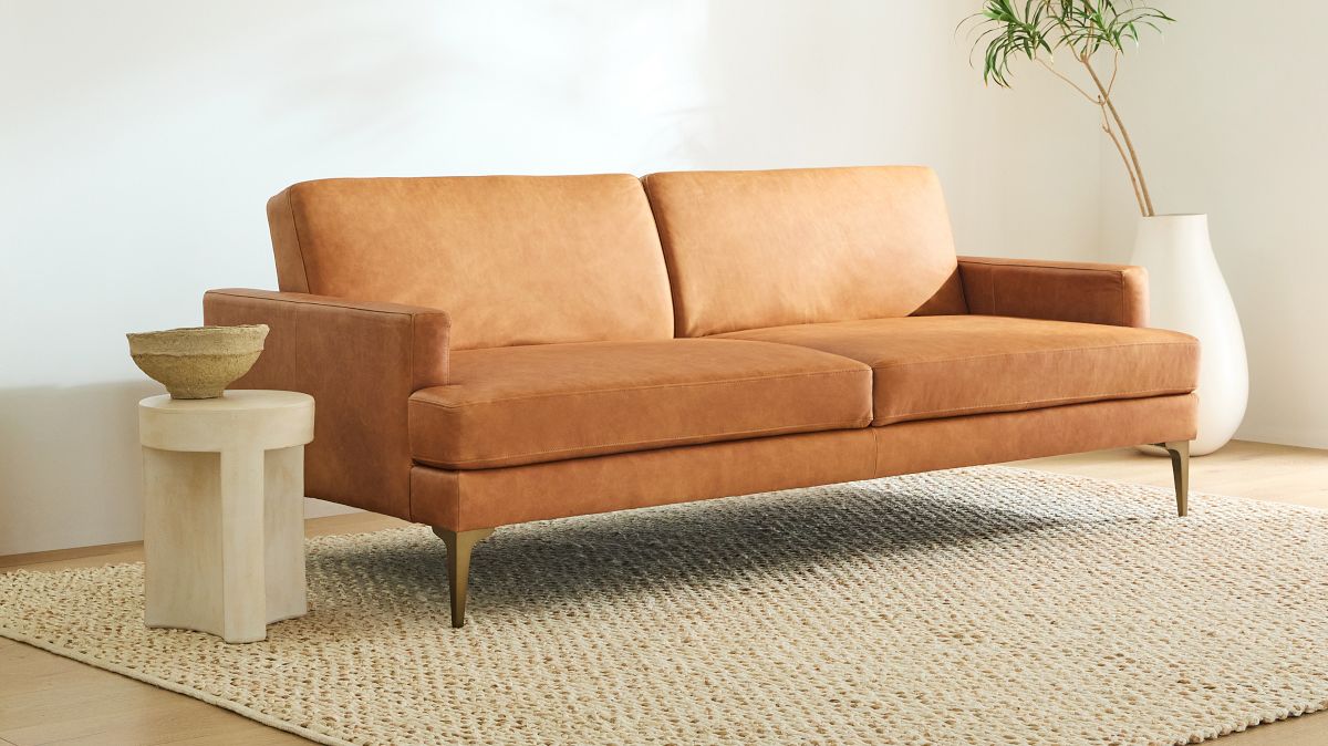 Andes Leather Futon 83.5 West Elm
