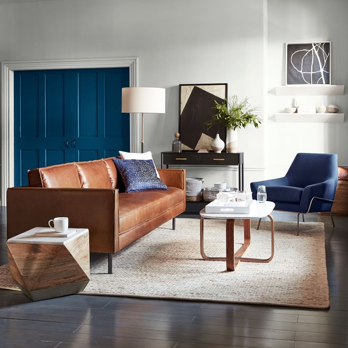Roar Rabbit trade Layered Rectangle Drum Modern Living Room Furniture West Elm