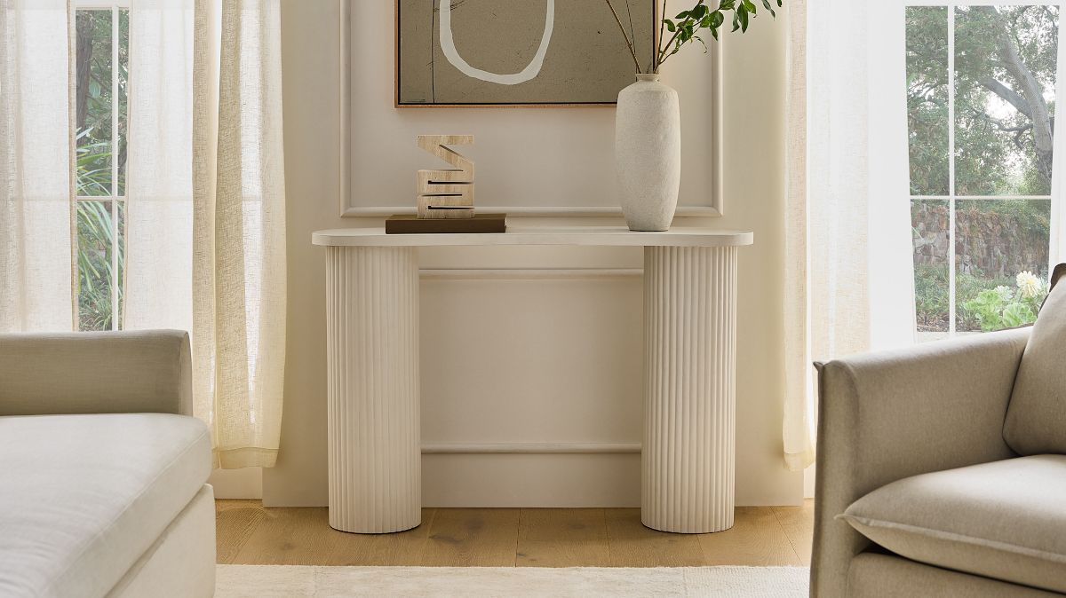 Fluted Console Table 48 West Elm