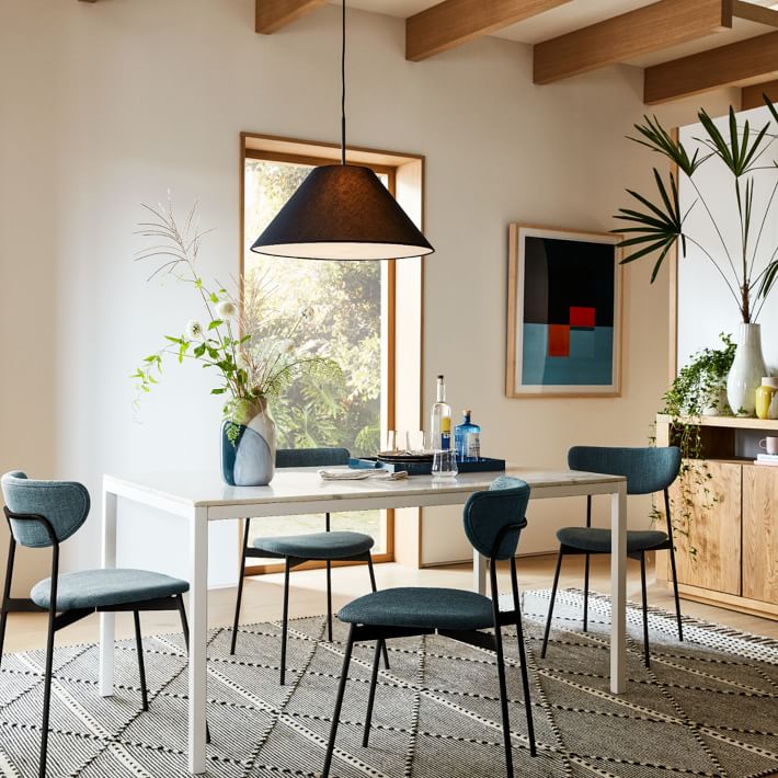 West elm white dining table store