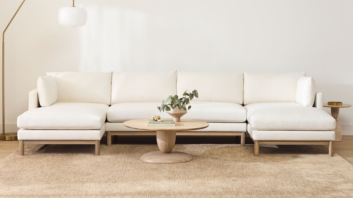 West elm 3 piece sectional store