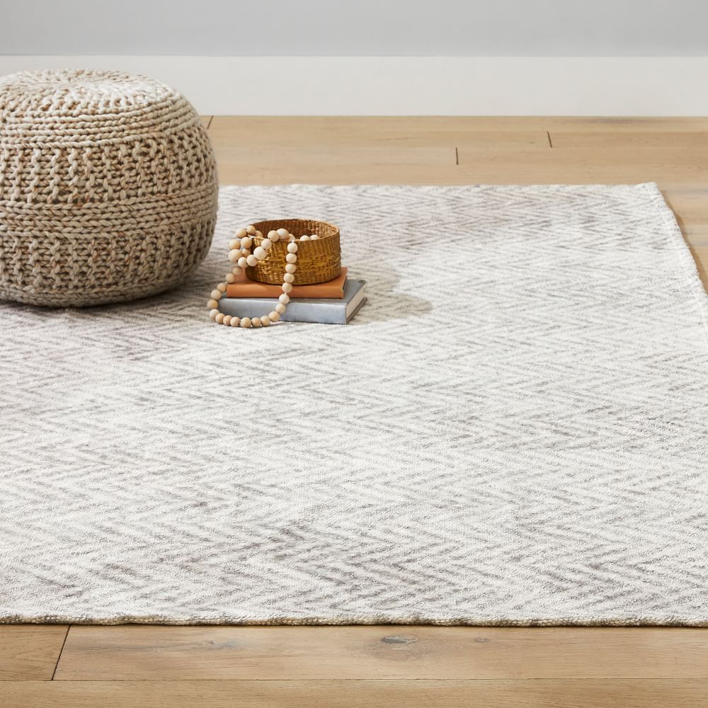Herringbone Washable Rug | West Elm