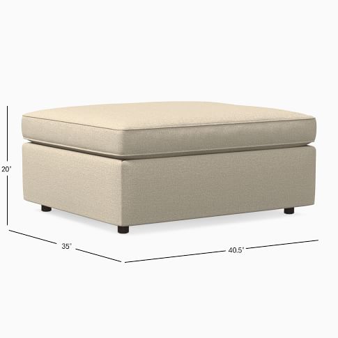 Harris Ottoman | West Elm