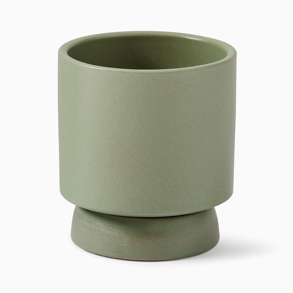 Bishop Ceramic Indoor/Outdoor Tabletop Planters | West Elm