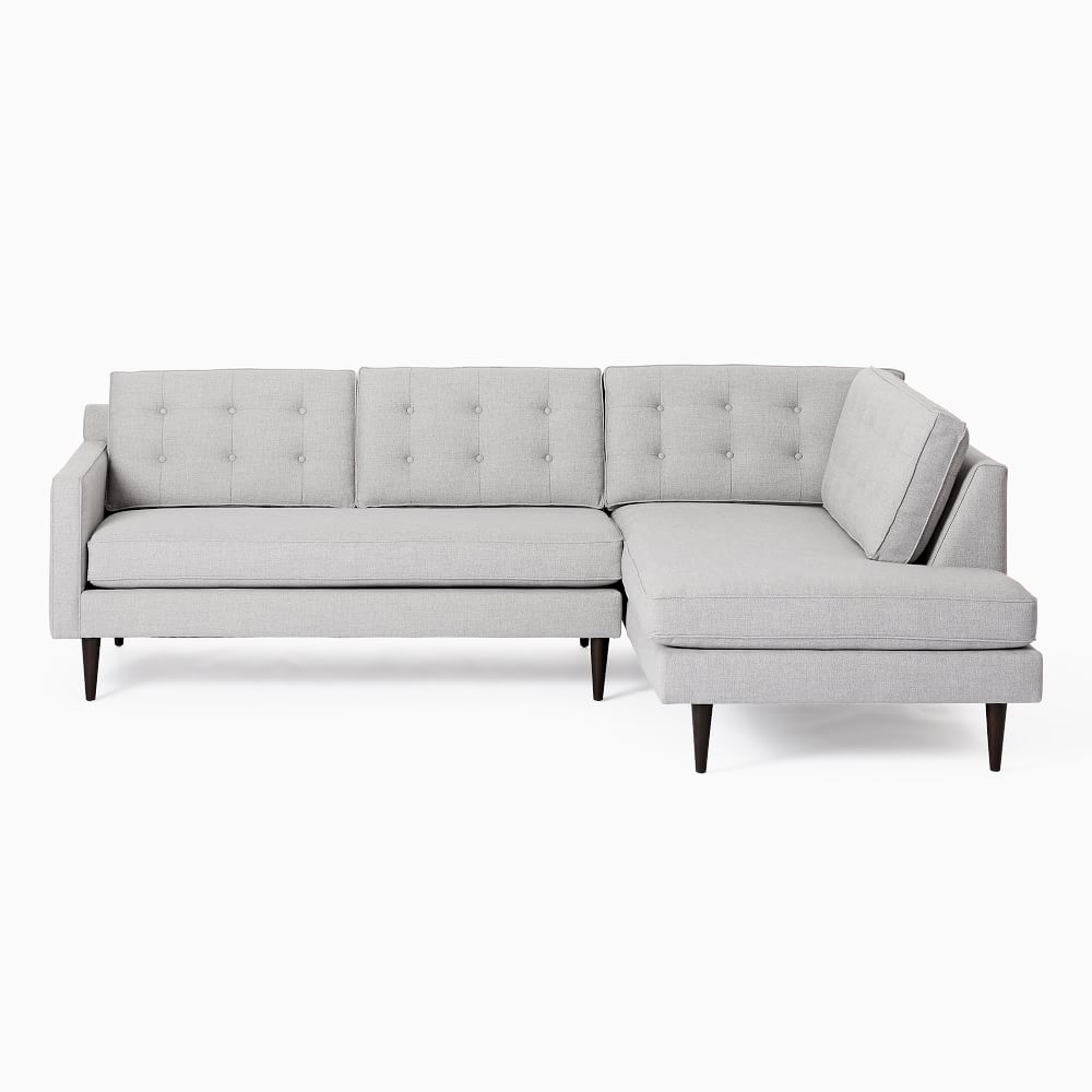 Drake 2-Piece Terminal Chaise Sectional | West Elm