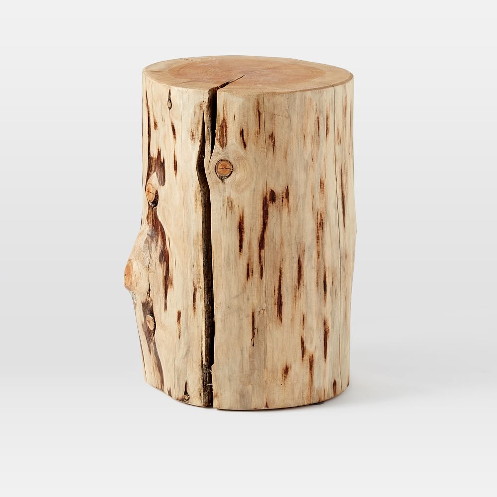 Tree Stump Side Table (12"–15") | West Elm
