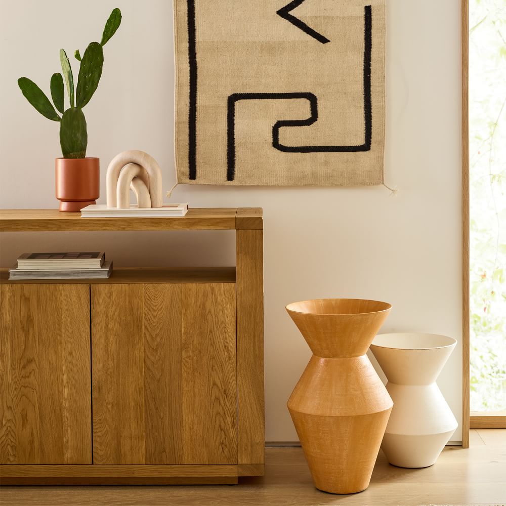 Bishop Ceramic Indoor/Outdoor Tabletop Planters | West Elm