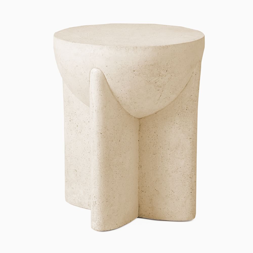 Monti Lava Stone Side Table | West Elm
