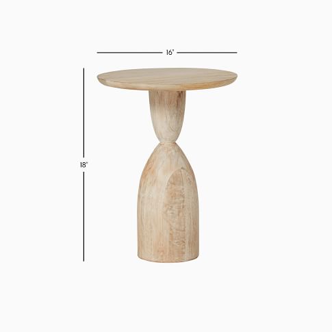 Winona Round Pedestal Side Table | West Elm