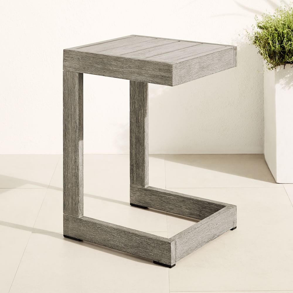 Portside Outdoor C-Shaped Side Table | West Elm