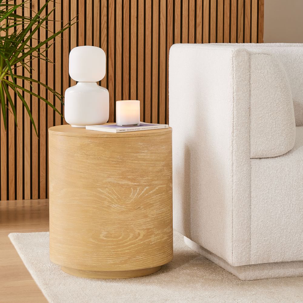 Volume Side Table (16.5") - Wood | West Elm