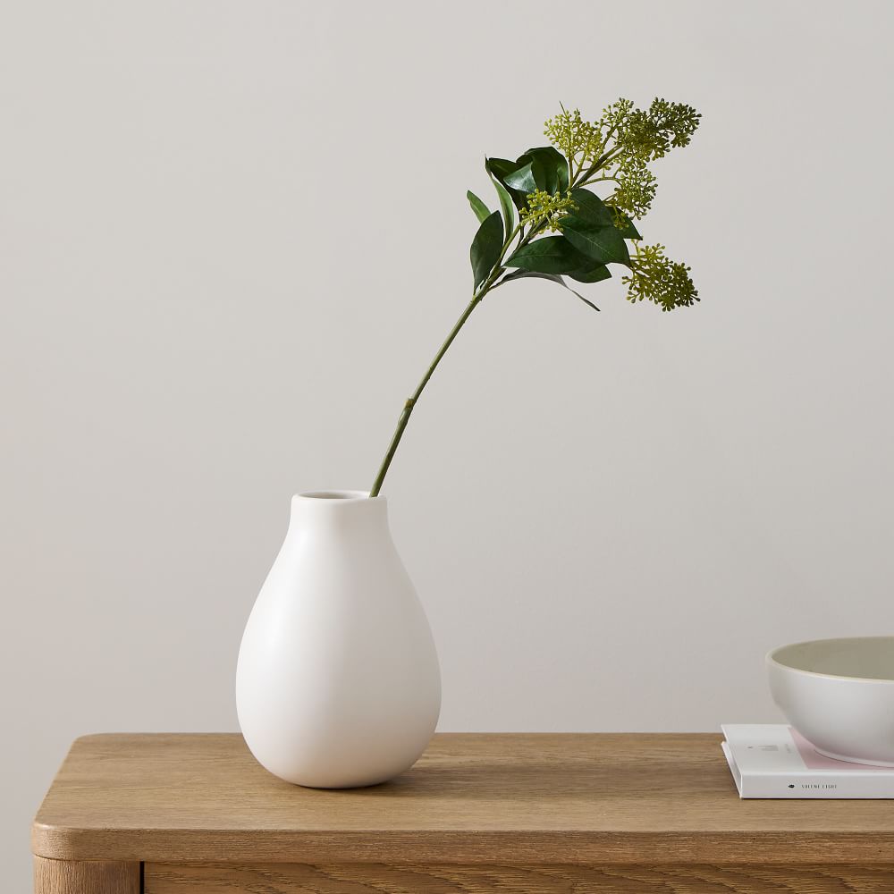 Pure White Ceramic Vases | West Elm