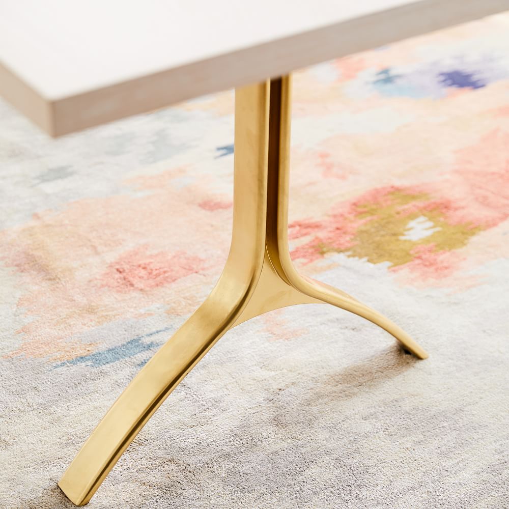 Avery Wishbone Dining Table (74", 94") | West Elm