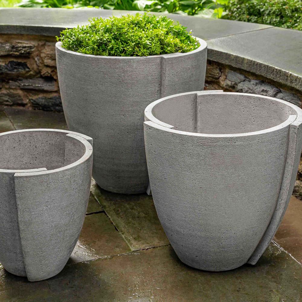 Concept Cast Stone Indoor/Outdoor Planters | West Elm