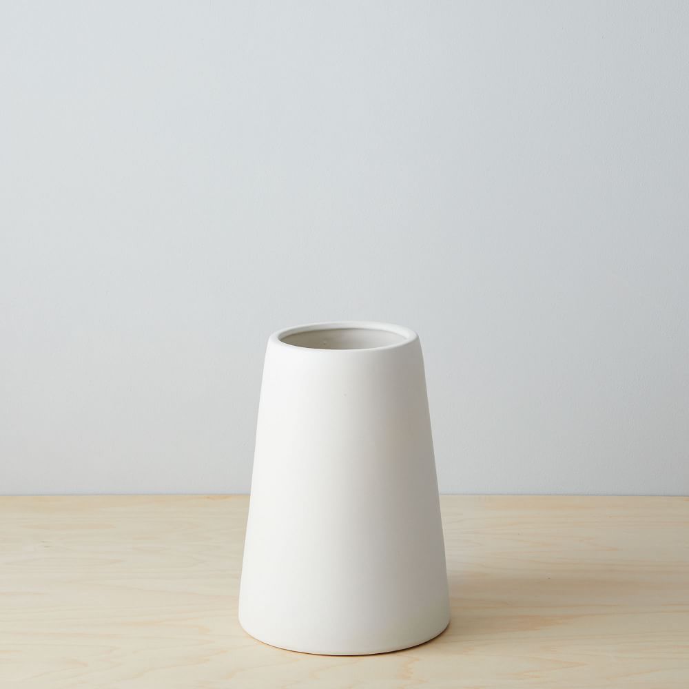 Pure White Ceramic Vases | West Elm