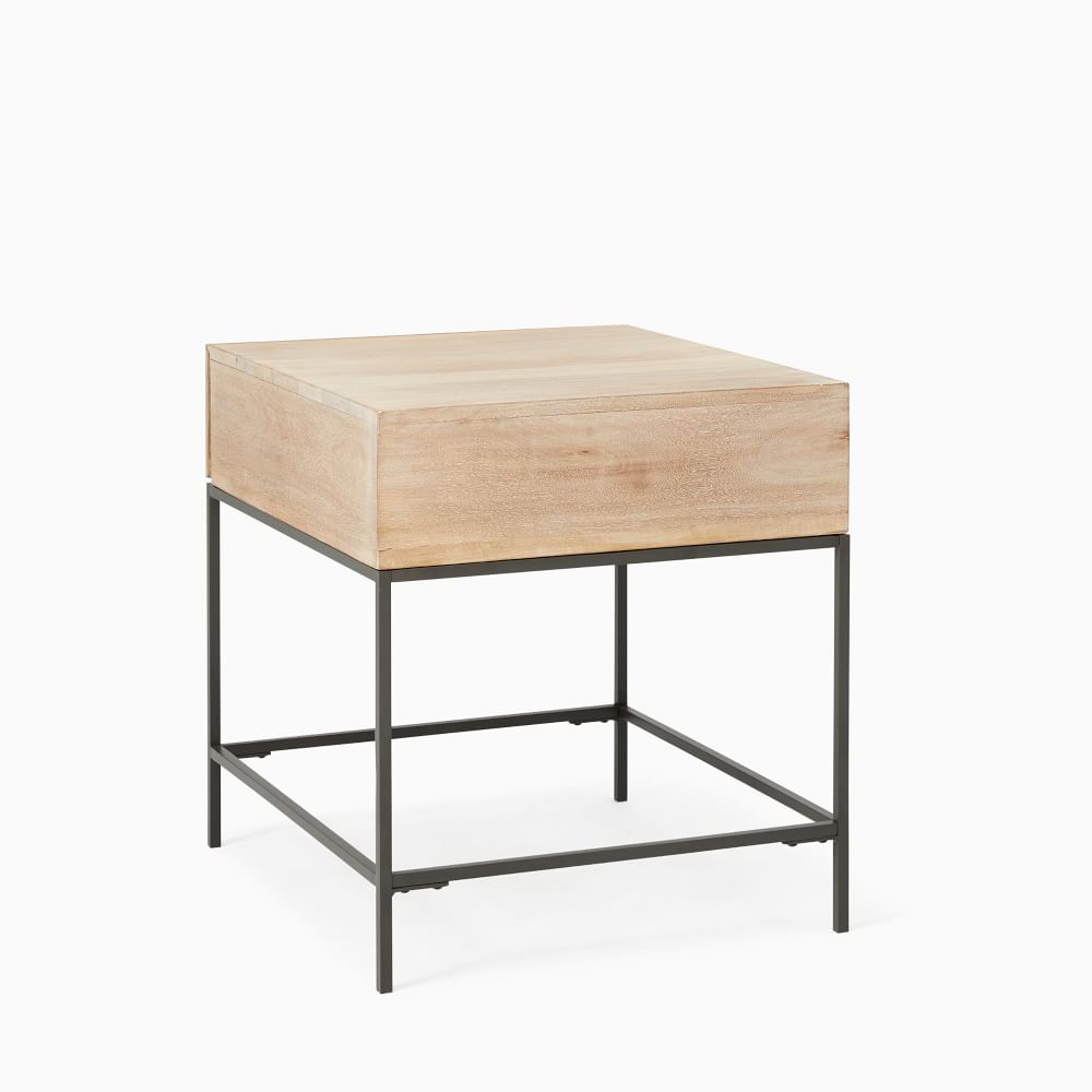 Industrial Storage Side Table (20") | West Elm