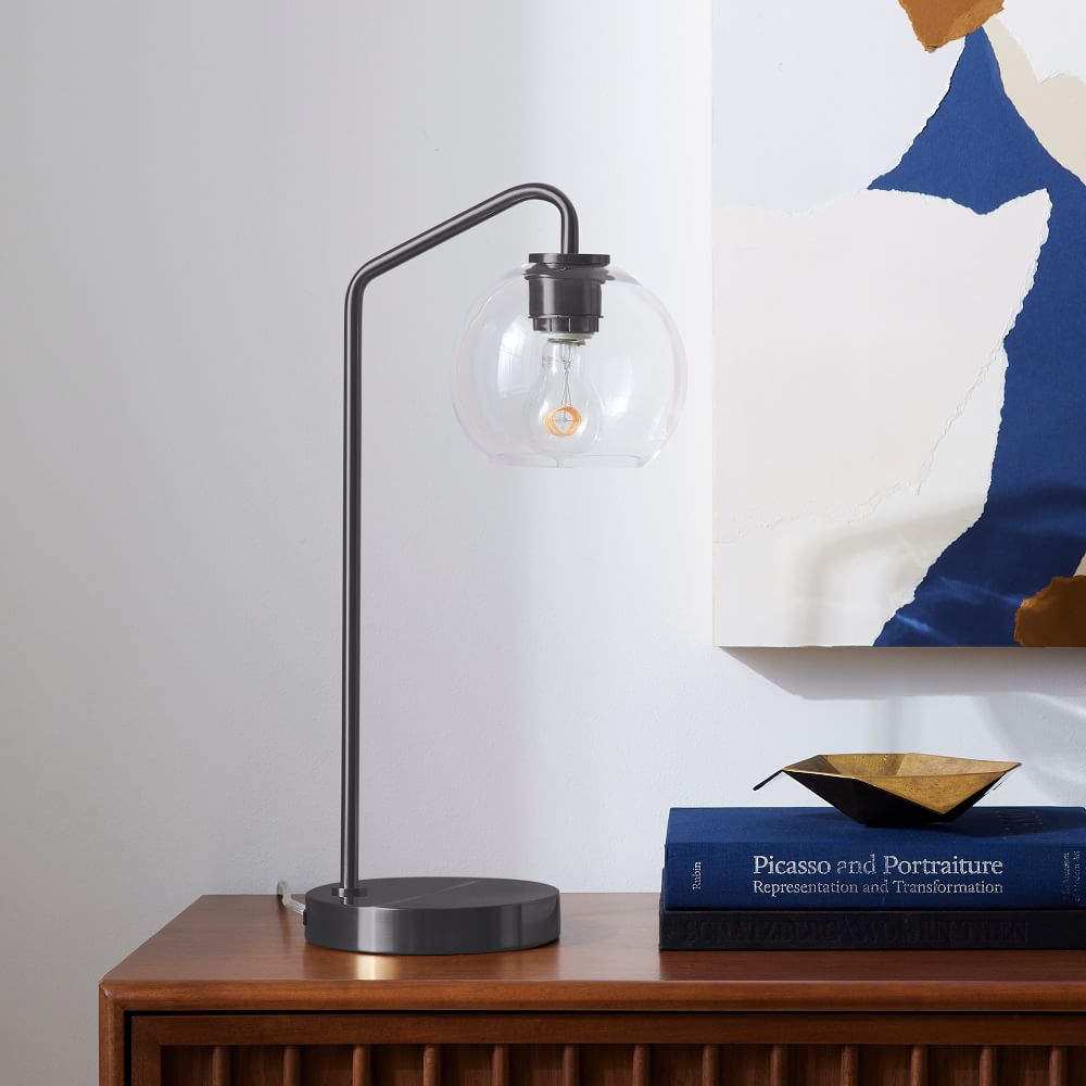 Sculptural Globe Table Lamp (21") | West Elm
