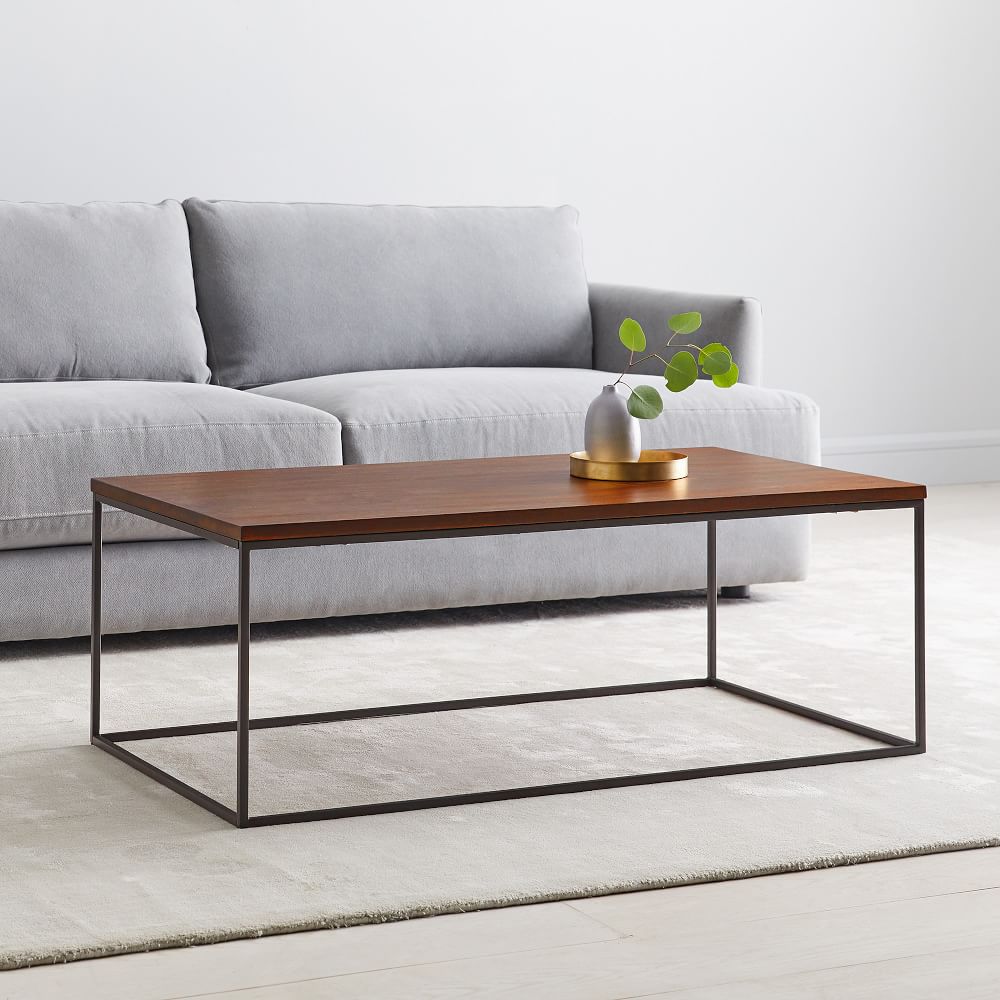 Streamline Rectangle Coffee Table (44"–52") | West Elm