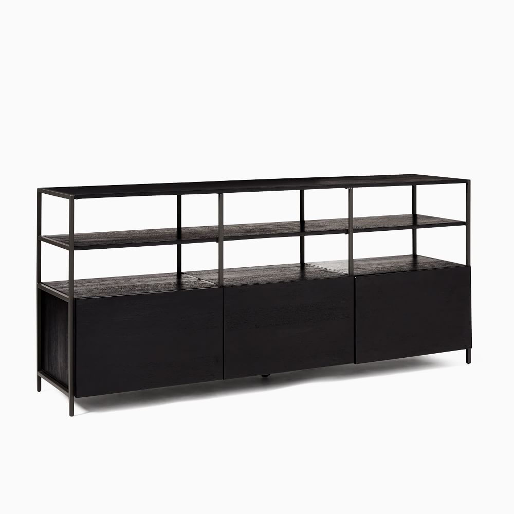Industrial Modular Media Console (49"–67") | West Elm