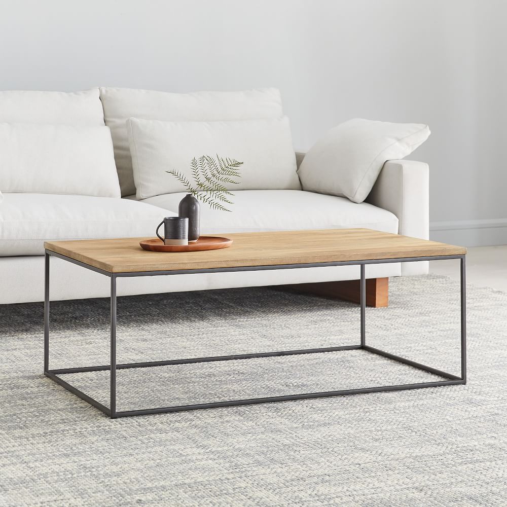 Streamline Rectangle Coffee Table (44"–52") | West Elm