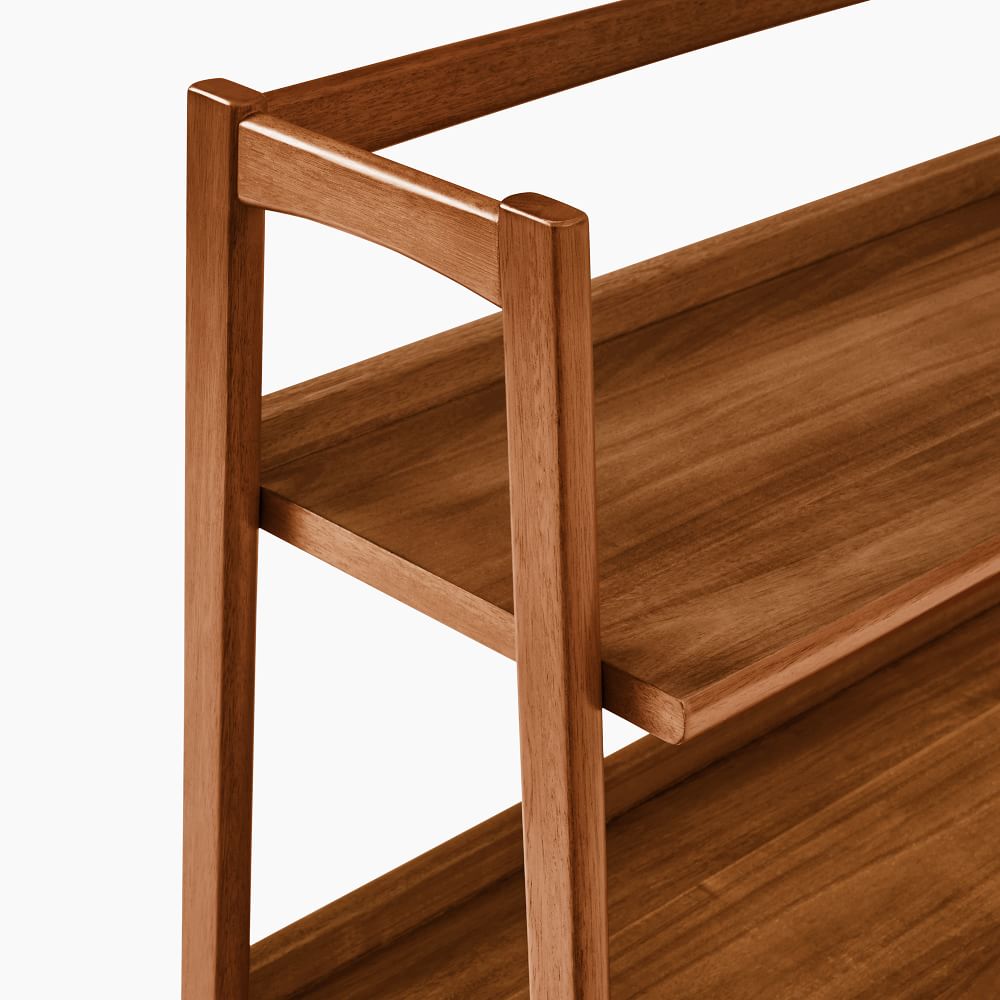 Mid-Century Low Shelf - Acorn | West Elm