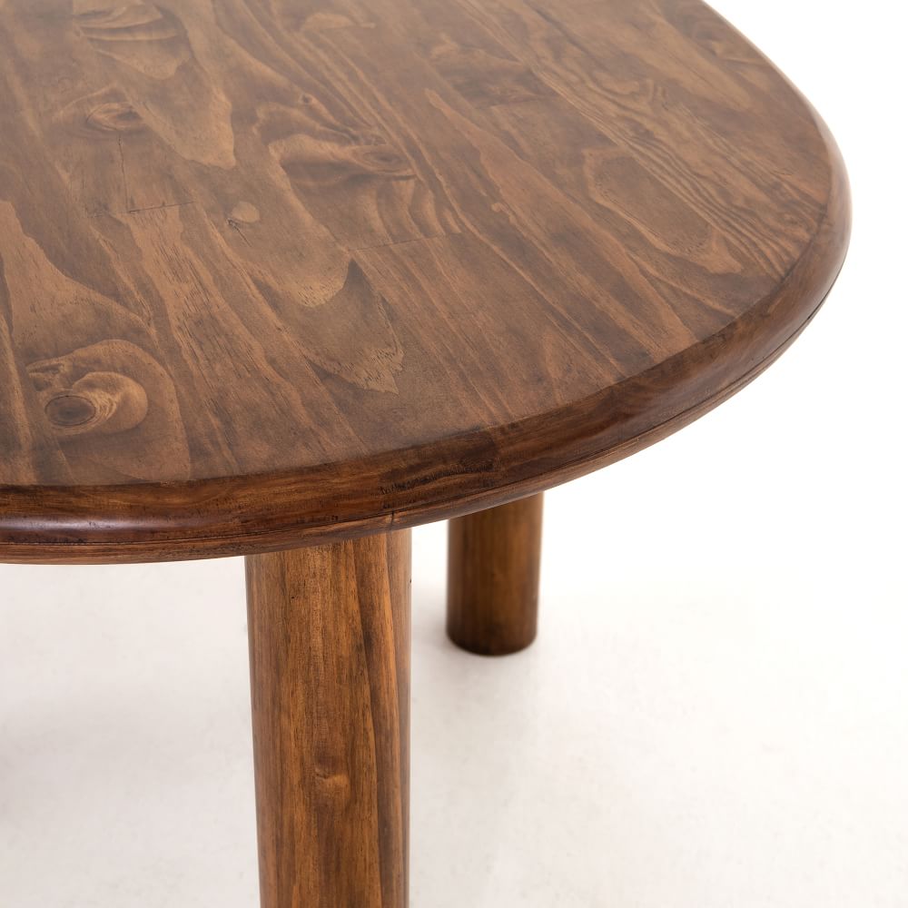 Rounded Legs Oval Dining Table (87") | West Elm