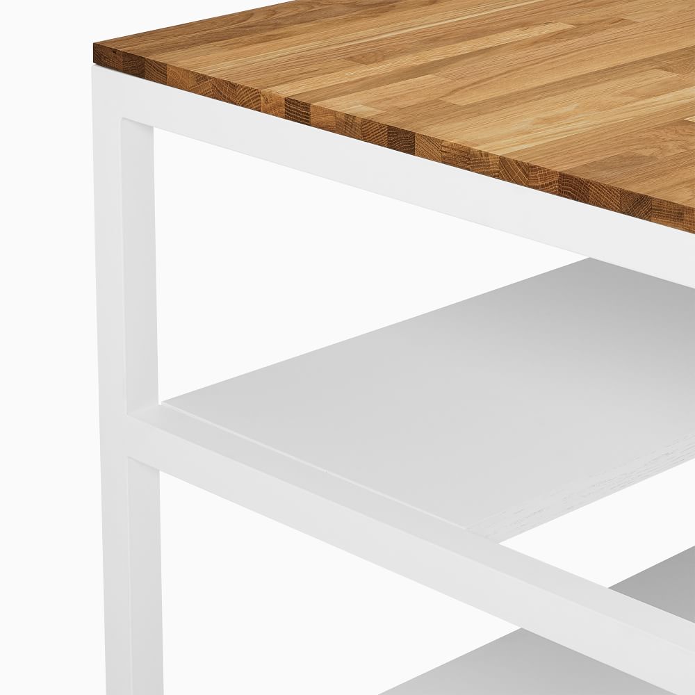 Frame Kitchen Console - Butcher Block | West Elm