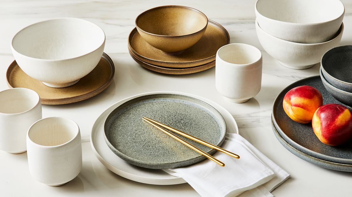 Kanto Stoneware Dinnerware (Set of 24) | West Elm