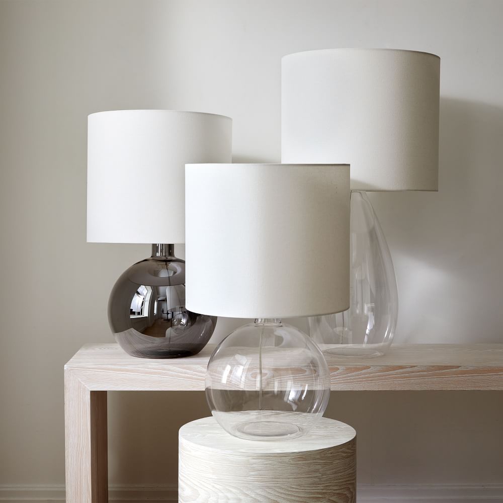 Foundational Glass Table Lamp (25"–31") | West Elm