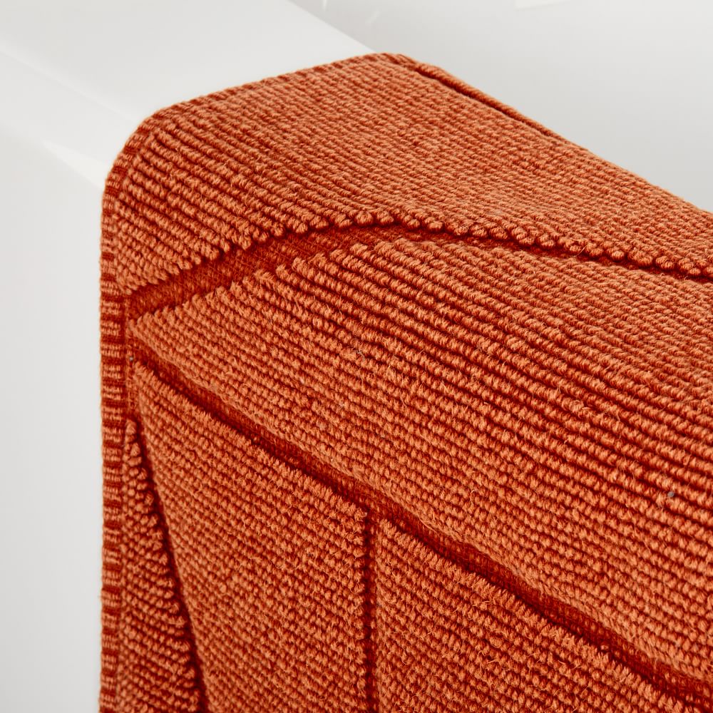 Organic Triangle Sculpted Bath Mat | West Elm