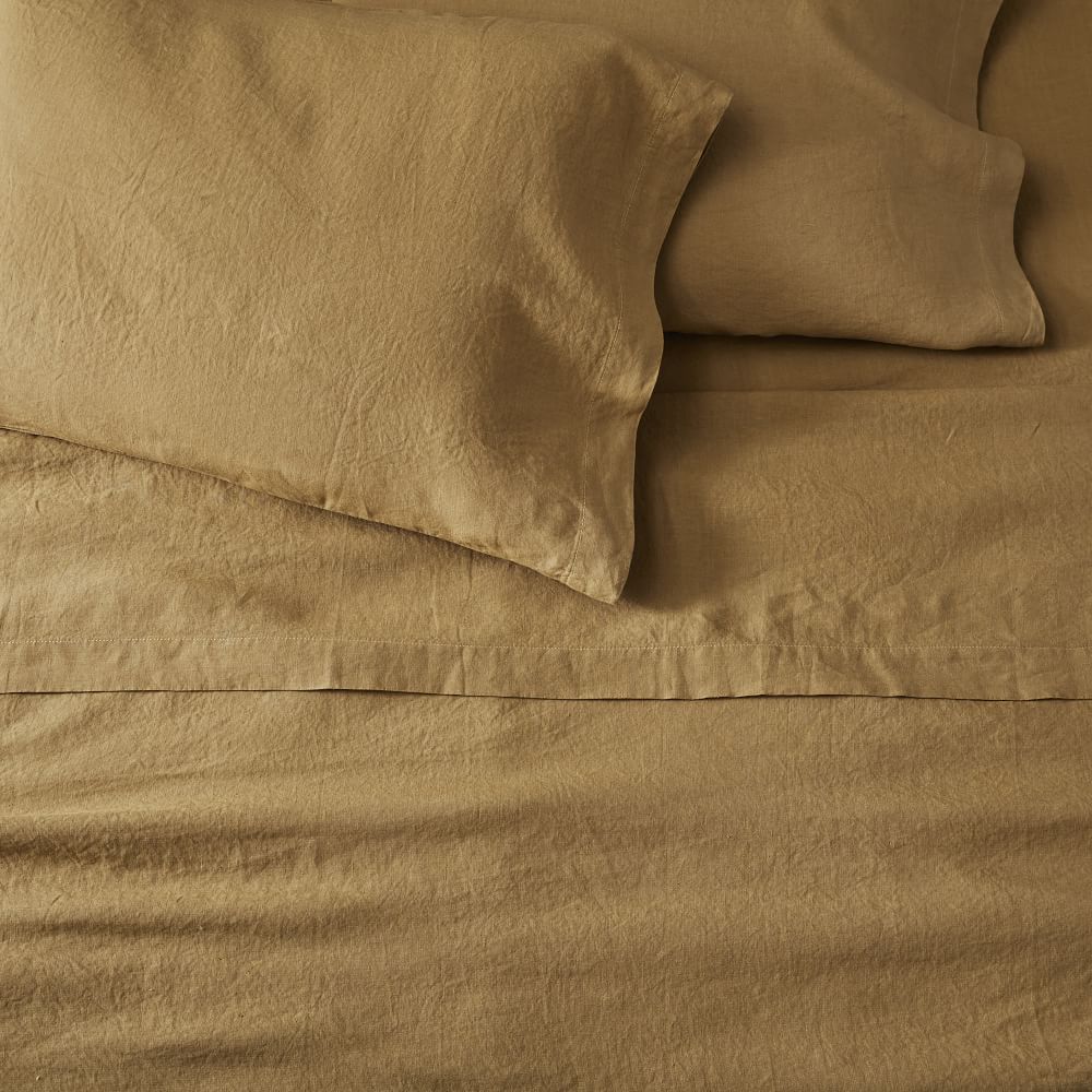 Belgian Flax Linen Sheet Set, Bed Sheets | West Elm