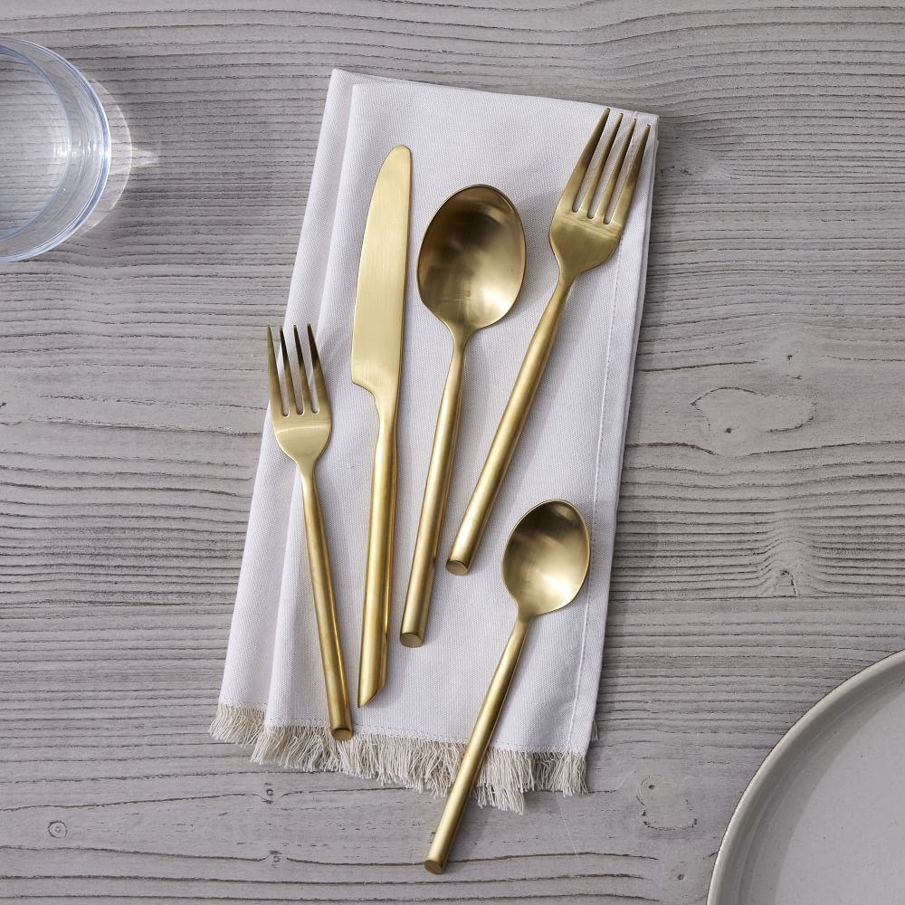 Capri Stainless Steel Flatware Place Setting | West Elm