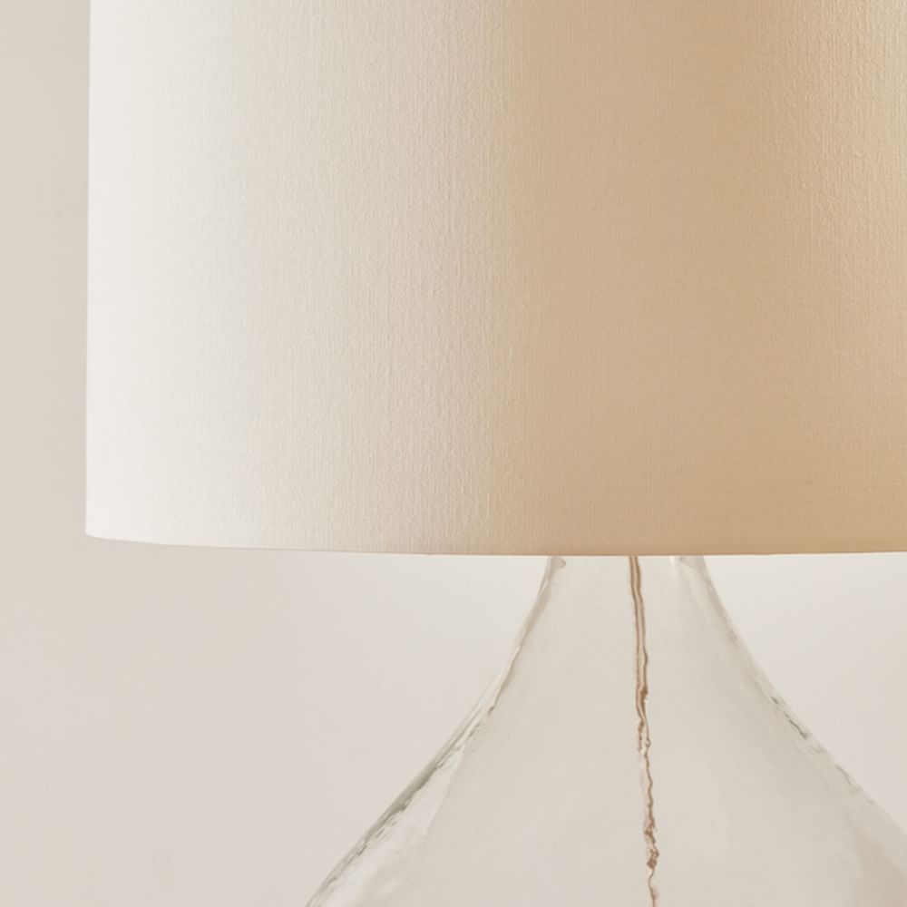 Recycled Glass Table Lamp (21"–31") | West Elm