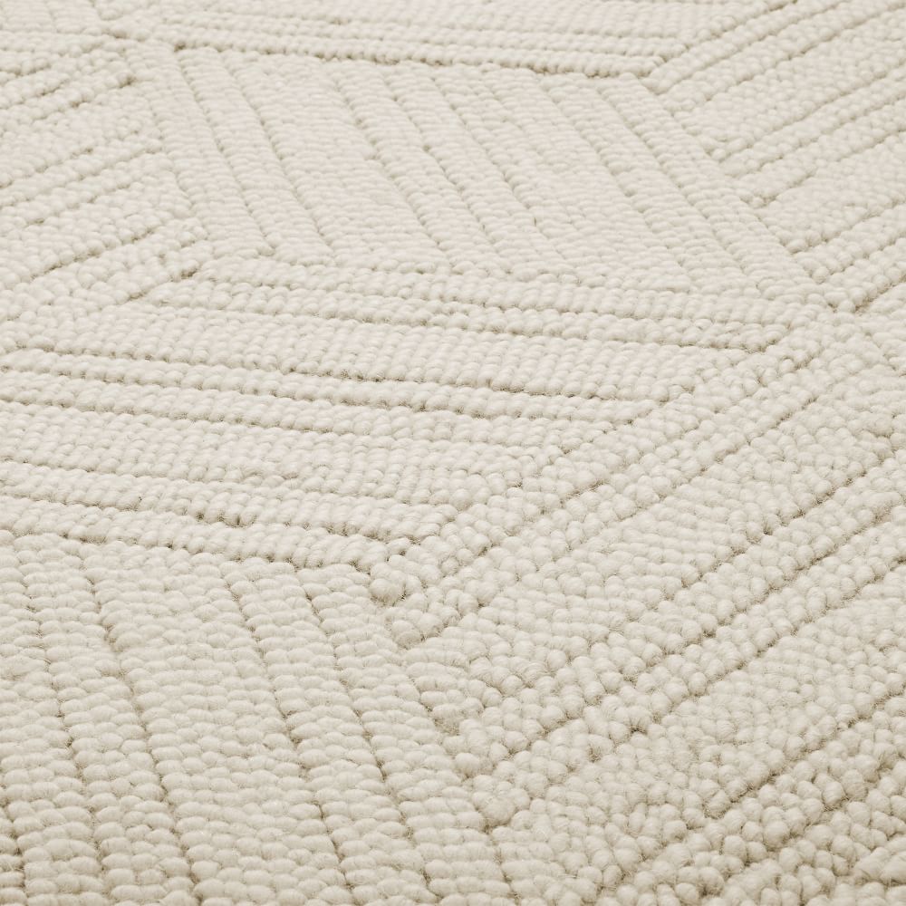 Textured Hexagon Rug | West Elm