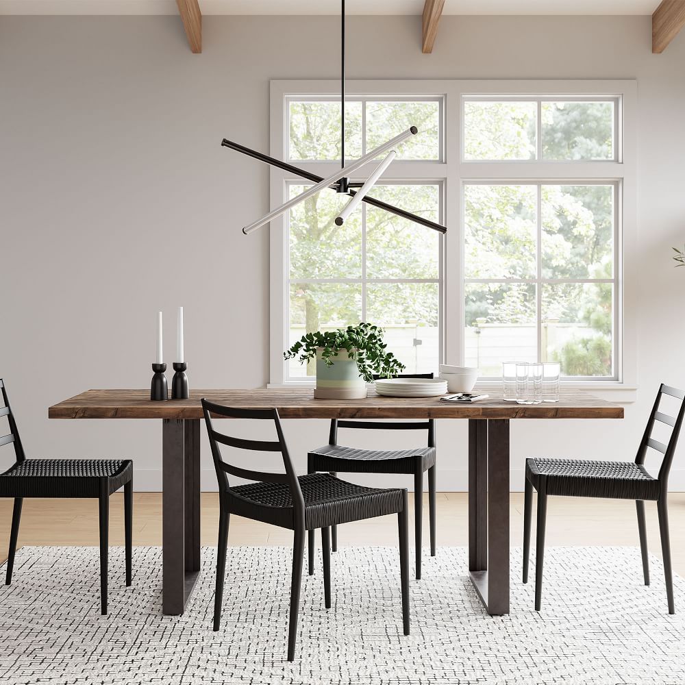 Tompkins Industrial Dining Table (74", 94") | West Elm