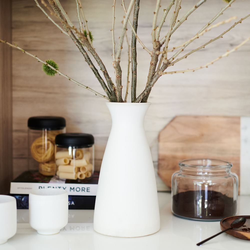 Pure White Ceramic Vases | West Elm