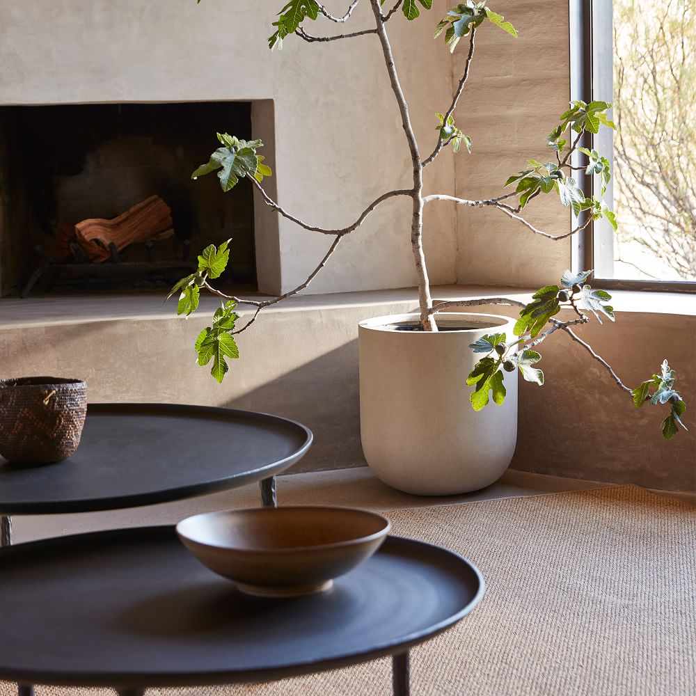 Radius Ficonstone Indoor/Outdoor Planters | West Elm