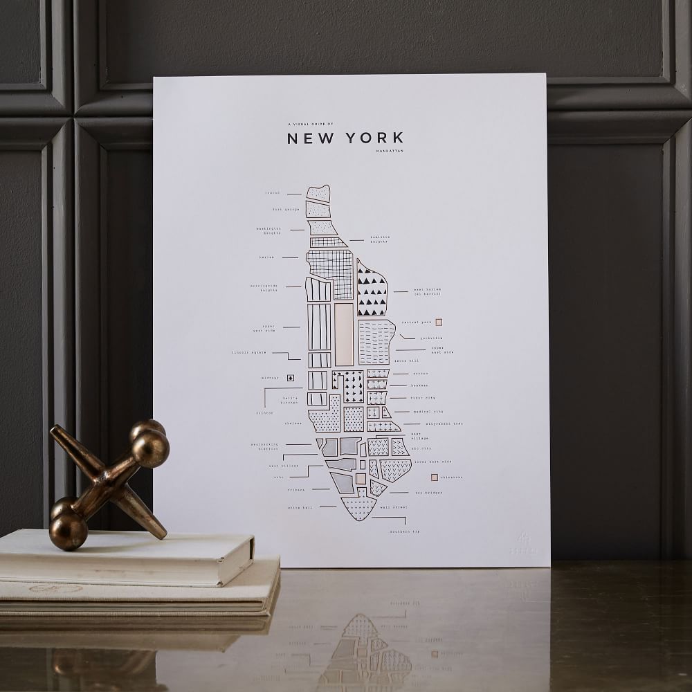 42 Pressed Roam Maps by Jackie Robinson | West Elm