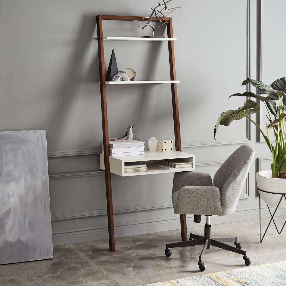 Ladder Shelf Wall Desk (28") | West Elm