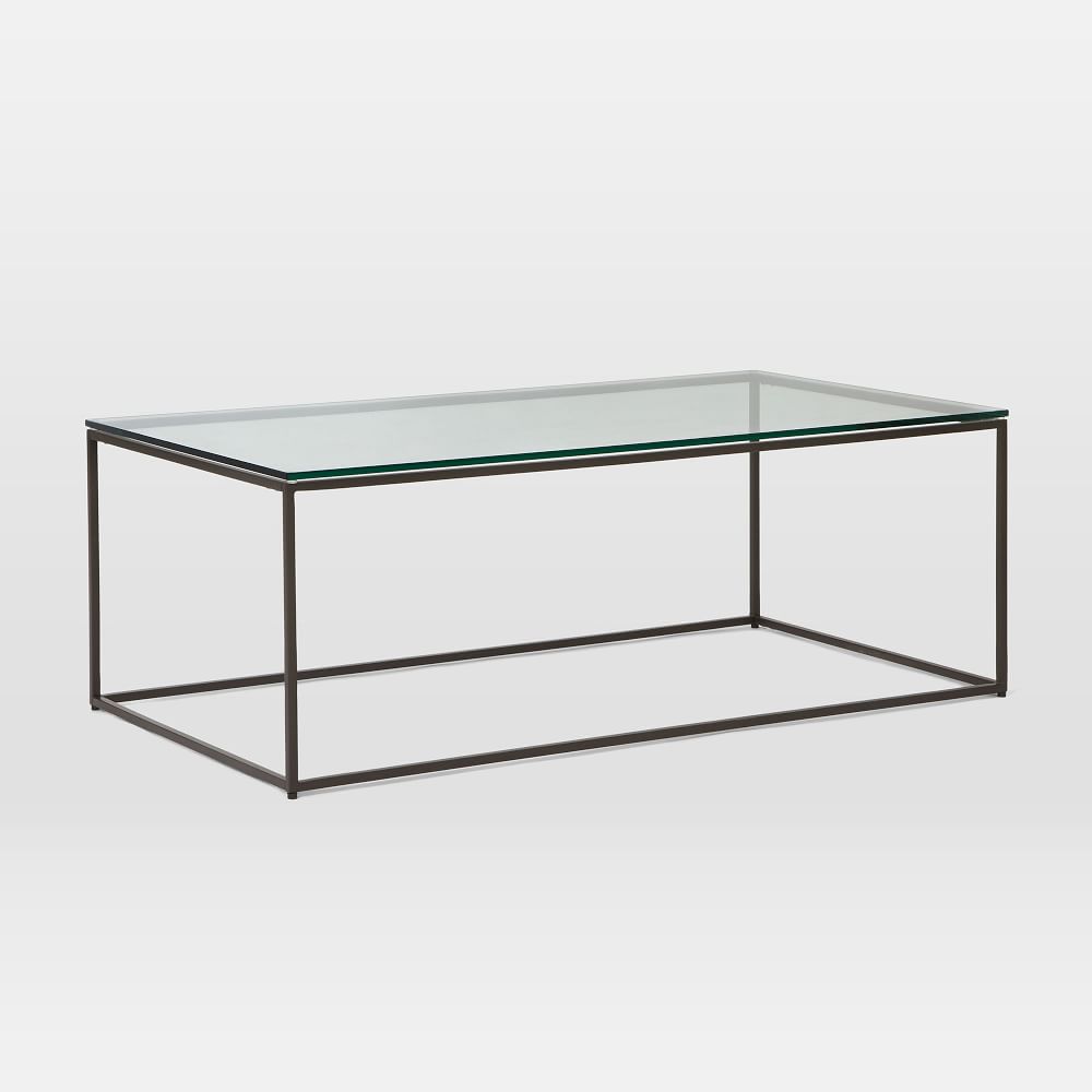Streamline Rectangle Coffee Table (44"–52") | West Elm