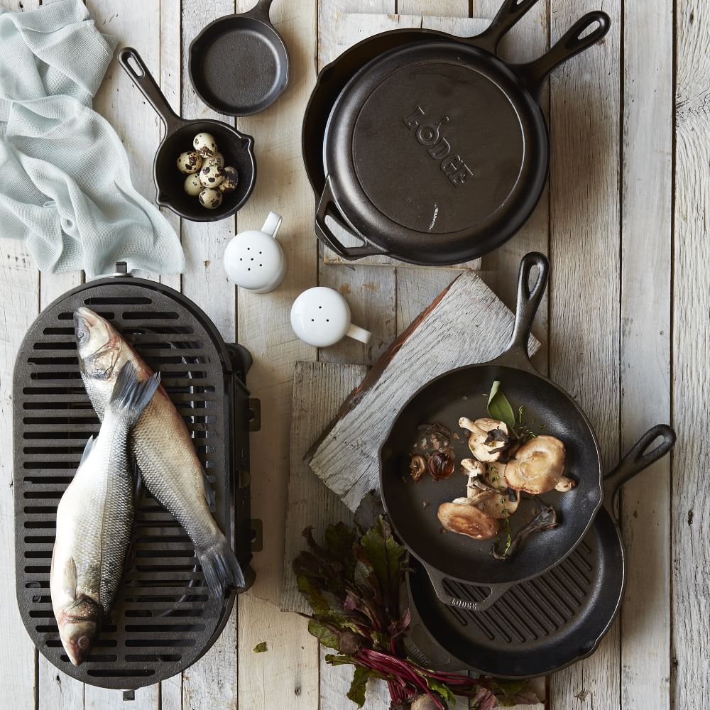 Lodge Cast Iron Skillet – 10” | West Elm