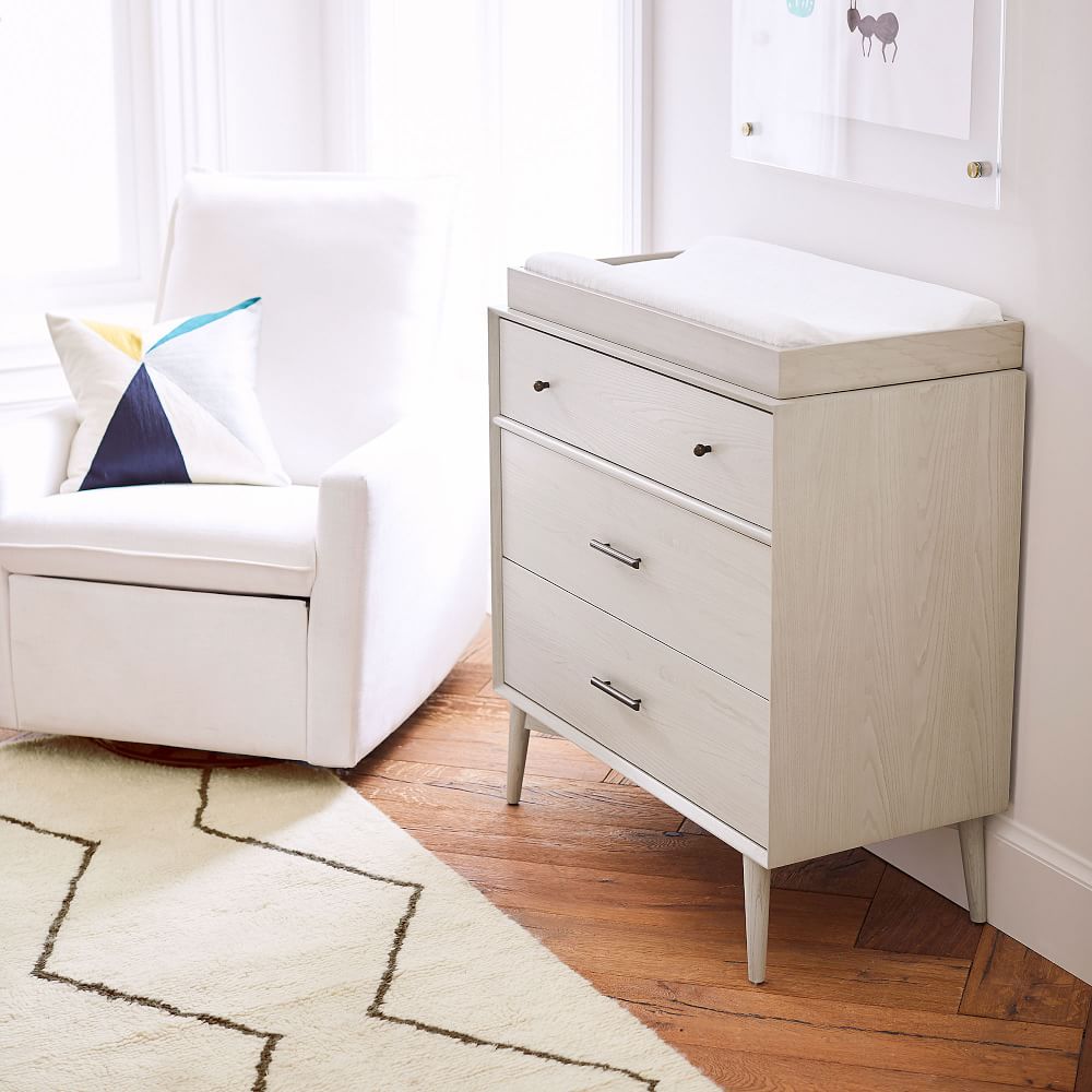 Mid-Century 3-Drawer Changing Table (36") | West Elm