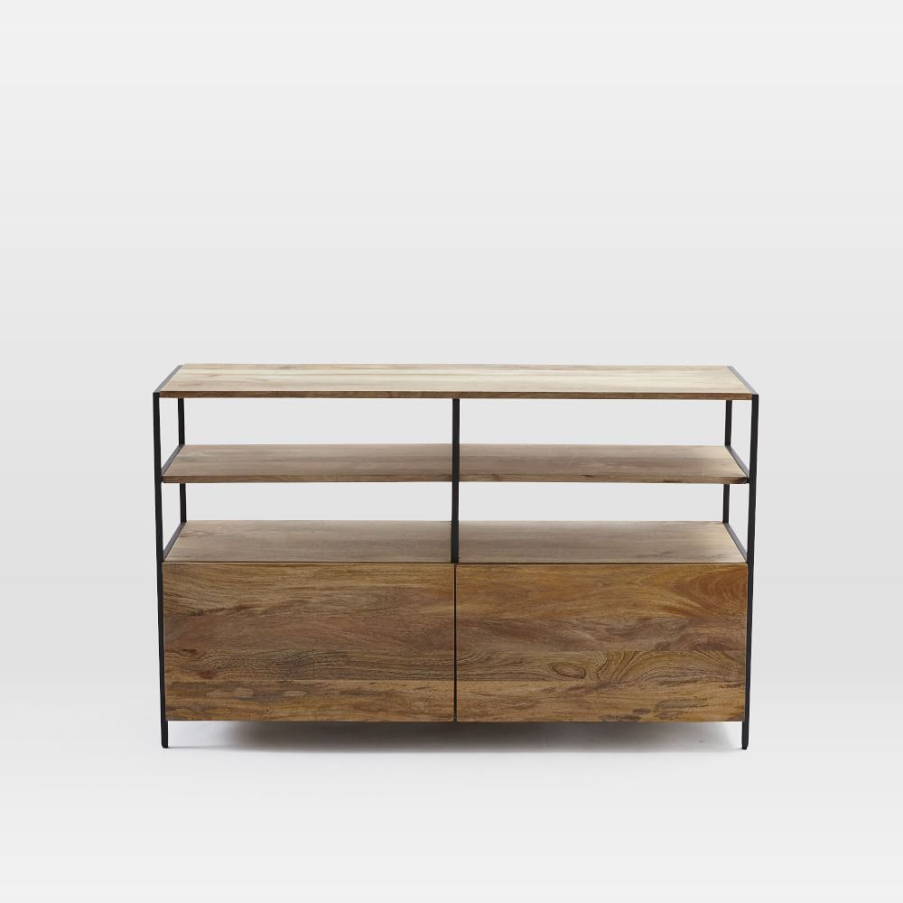 Industrial Modular Media Console (49"–67") | West Elm